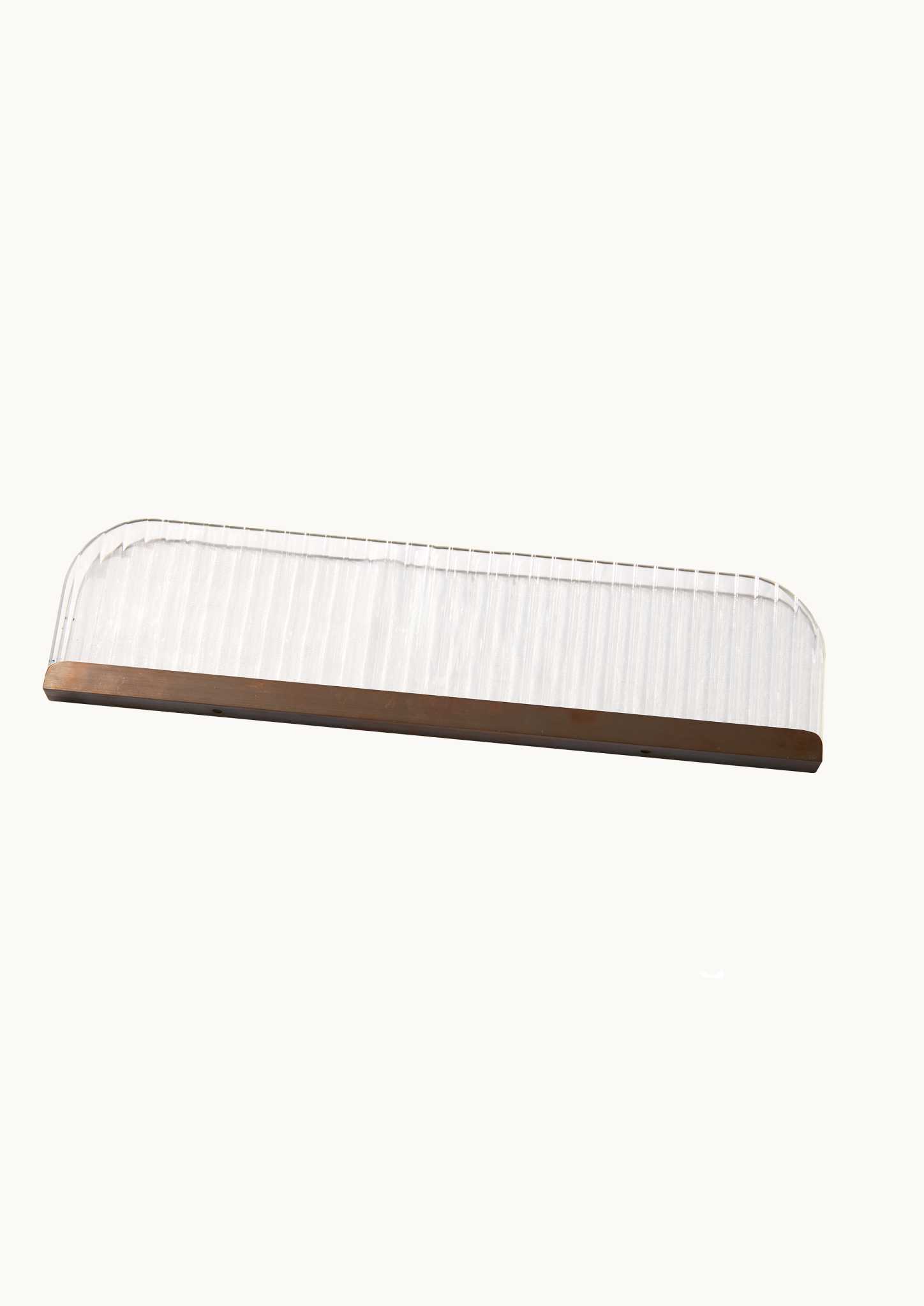 Fluted Glass Shelf - Bespoke Bathware